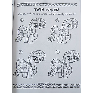 Coloring Books Pony Coloring and Activity Book Featuring Rainbow Dash, Fluttershy, Applejack, and More - 64 Pages