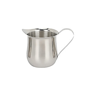 ccHuDE 60ml Stainless Steel Bell Creamer Milk Cream Frothing Pitcher Coffee Pouring Cup Espresso Steaming Pitchers Cream Pour Spout for Cafes