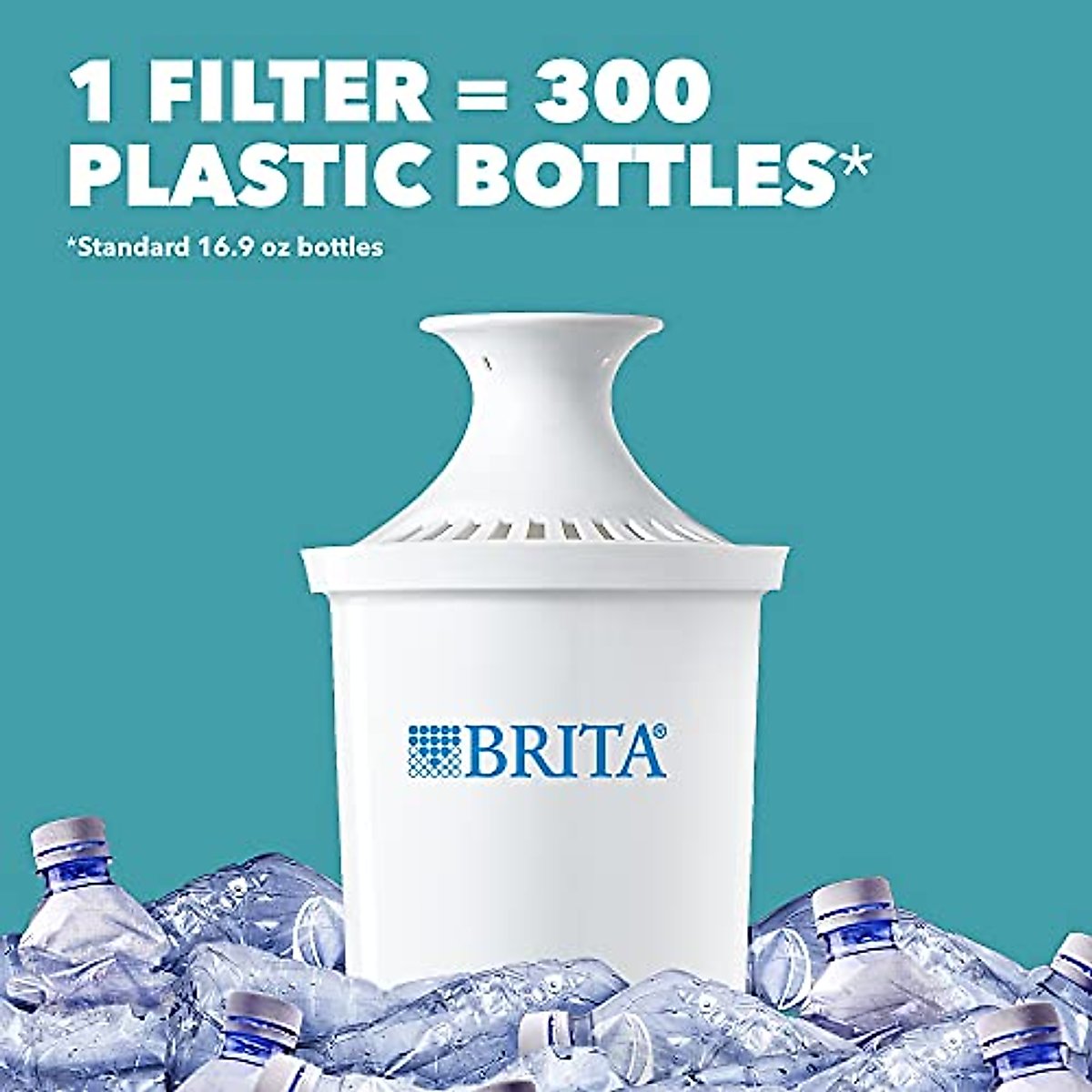 Brita Small 5 Cup Water Filter Pitcher with 1 Standard Filter, BPA Free - SOHO, Red , 1 Count (Pack of 1)