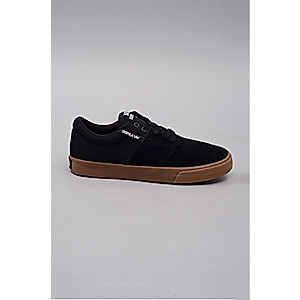 Supra Men's Stacks Vulc II Fashion-Sneakers, Black-Gum, 10.5