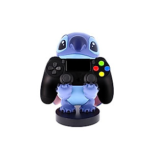 Cable Guys - Disney Stitch Gaming Accessories Holder &amp; Phone Holder for Most Controller (Xbox, Play Station, Nintendo Switch) &amp; Phone