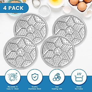 aoulela 4Pack Pressure Canner Rack, Stainless Steel Canning Rack for Pressure Cooker, 11 Inch Canning Rack for Water Bath Canner, Canning Supplies, Compatible with Presto, All American and More