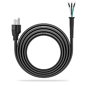 95104L Circular Saw Power Cord Replacement for SKILSAW Worm Drive Saw SPT77WM SPT78W SPT77WML SKILSaw Heavy Duty Power Tool Accessory 3 Pin Power Cord Black 2.5M/8.2FT US Standard Universal Cord
