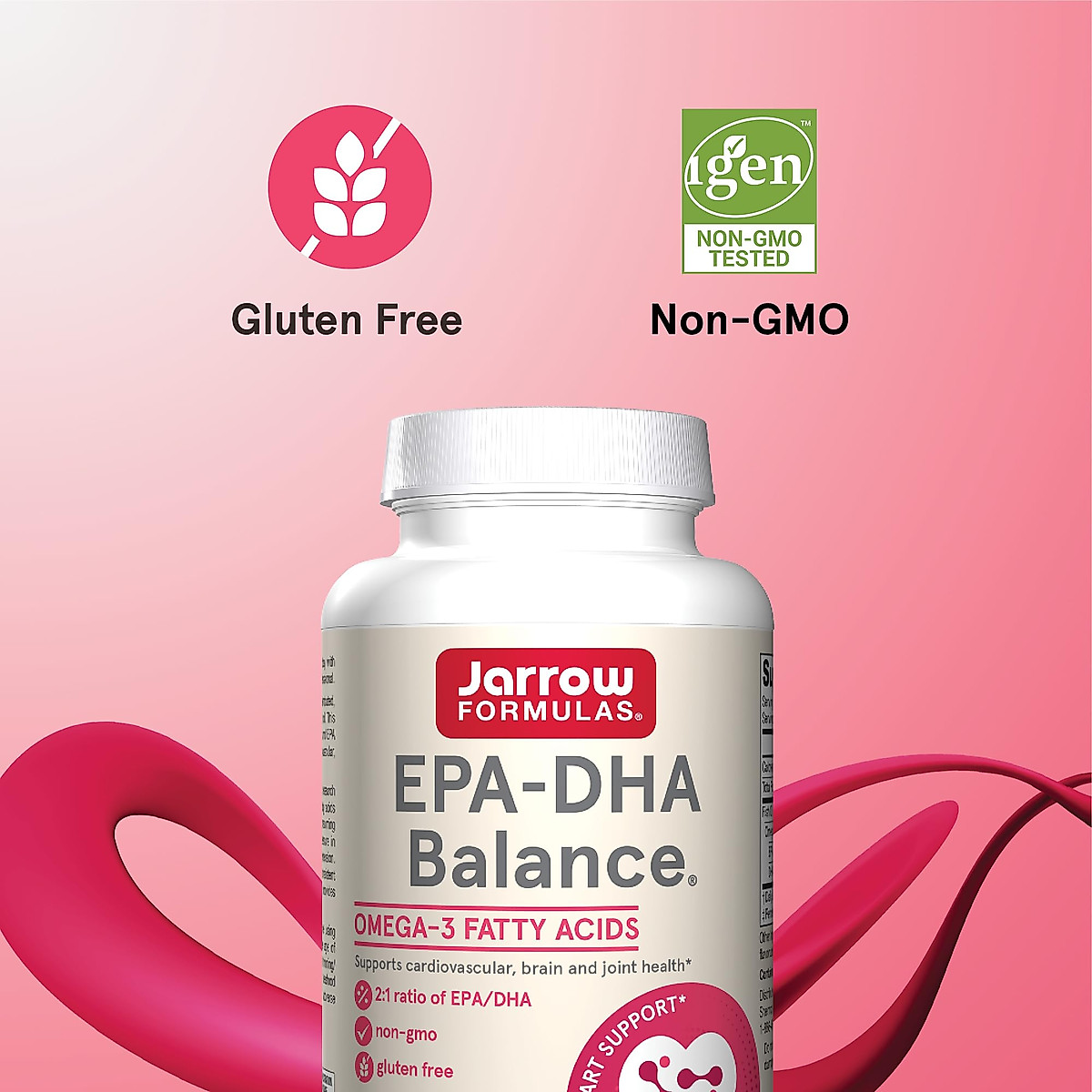 Jarrow Formulas EPA-DHA Balance, 1,200 mg Omega-3 Fatty Acids for Cardiovascular Support, 240 Softgels, 120 Day Supply