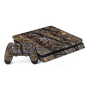Skinit Decal Gaming Skin Compatible with PS4 Slim Bundle - Officially Licensed NFL Minnesota Vikings Realtree AP Camo Design