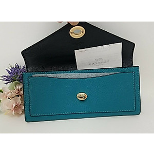 Crossgrain Envelope Wallet With Turnlock