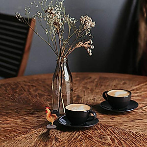 ARTIBETTER 4pcs Farm Animal Figurines Miniature Resin Hen Rooster Chicken Statues Sculpture for Bonsai Fairy Gardens Scene Micro Landscape Decor