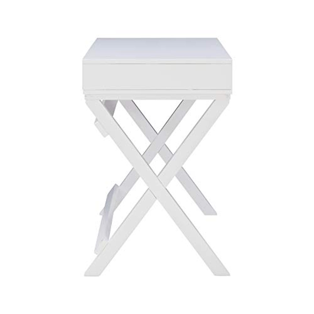 Linon Desk, White, 44"W x 20"D x 30"H