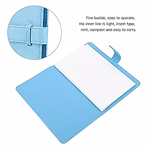 Photo Album,3in 96 Pockets PU Universal Photo Album Cardcase Bank Card Storage Book for mini11/8/9/7s/25/70/90 Camera Photograph(Blue)