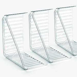 WSIGHT Skincare Organizer Shelf Stackable Corner Countertop Shelf Clear Plastic, 3 Pack Bathroom Kitchen Desktop Organizing Shelf