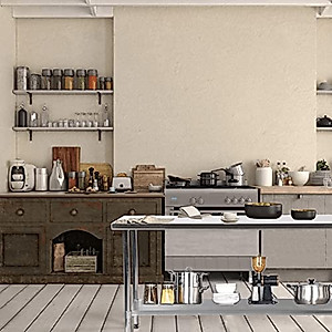 Stainless Steel Table Kitchen Prep Table Work Table with Adjustable Shelf Metal Commercial Worktable Kitchen Utility Dinning Table for Restaurant, Garage, Home and Hotel, 24"x36"