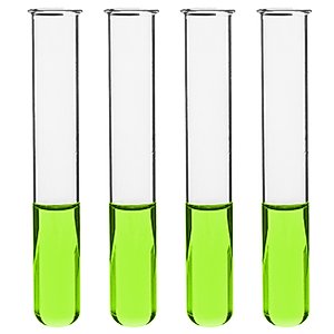 EISCO 32PK Test Tubes, 30ml - Borosilicate 3.3 Glass - 1.2mm Thick Walls, Beaded Rim - Superior Heat & Chemical Durability - 5.9" Tall, 0.8" Diameter