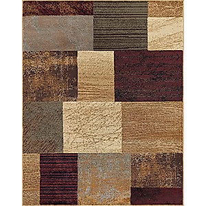 Universal Rugs 105210 Multi 5x7 Area Rug, 5-Feet by 7-Feet