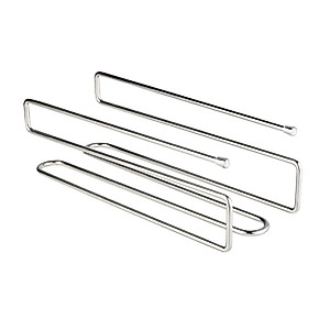 DOITOOL Wall Mounted Stemware Rack, Glass Hanger, 15 in L x 10 in W x 6 in H, Silver