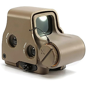 558 Holographic red and Green dot Metal Sight with Quick Release 20mm Rail（Tan