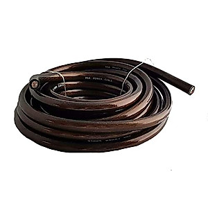 IMC Audio 1/0 Gauge CCA Power Ground Wire Cable (15ft Black) Battery Cable Wire, Automotive, Car Audio Speaker Home Stereo System, RV Trailer, Amp Wiring 0 Guage Ground Wire