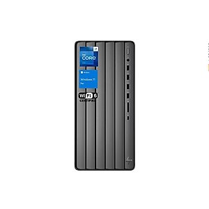 HP Envy i7 Business Tower Desktop, Intel Core i7-13700, 64GB RAM, 1TB SSD + 2TB HDD, Wi-Fi 6, HDMI, Wi-Fi & Bluetooth, Keyboard & Mouse, Windows 11 Pro, Black
