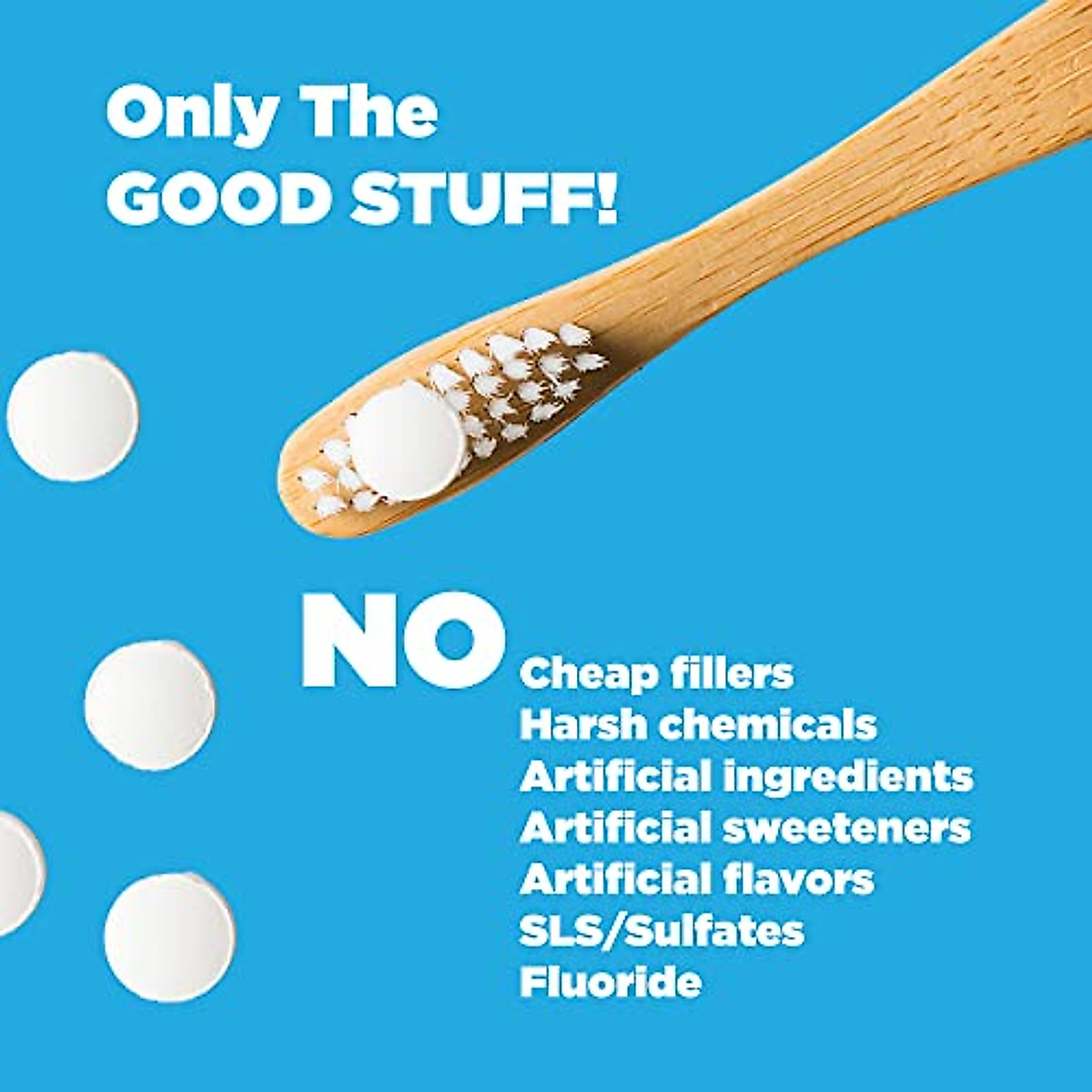 Chomp Super Whitening Toothpaste Tablets with Nano Hydroxyapatite Refill