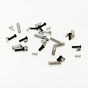 Full Screw Set with Spring Replacement for Nintendo Switch Left & Right Joy-Con Controller Screws Springs