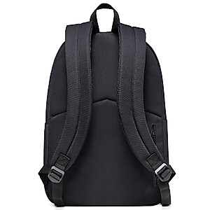 VASCHY School Backpack, Water Resistant Lightweight Casual Backpack for Men Women with Padded Laptop Sleeve Black & Camo