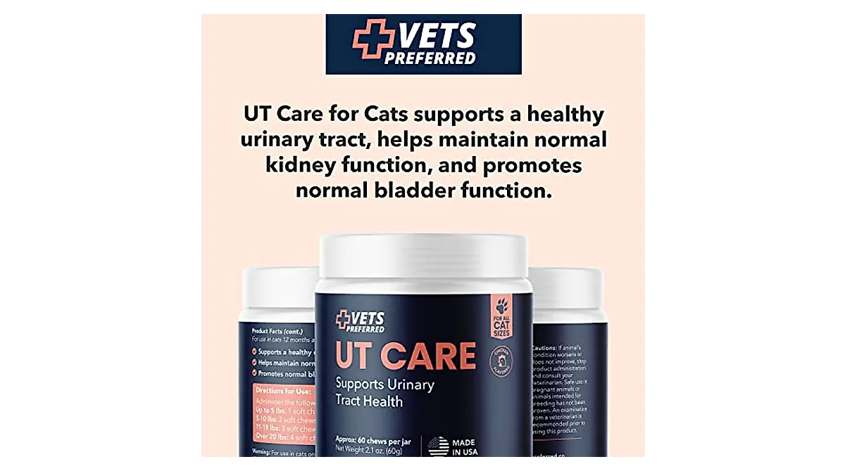 Vets Preferred Cat Urinary Tract Chews – UT Care Health Soft Chews ...