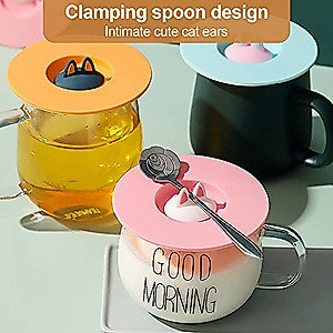 6 PCS Silicone Anti-dust Cup Lids - Food Grade Silicon Mug Cover Heat Resistant Mug Cap, Airtight Cup Cover Reusable Mug Suction Seal Cap for Coffee and Tea