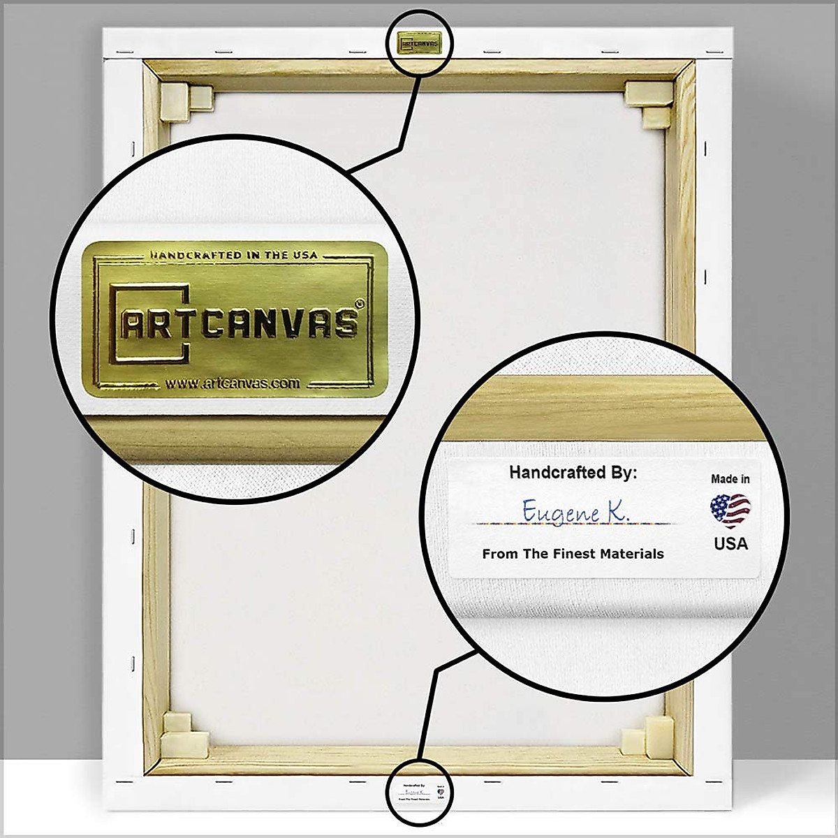 ARTCANVAS Great Blue Heron Canvas Art Print Stretched Framed Painting Picture Poster Giclee Wall Decor by John James Audubon - 40" x 26" (0.75" Deep)