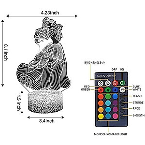 MELAO Basketball 3D Led Illusion Lamp Slam Dunk Night Light for Kids Remote & Smart Touch 16 Colors Changing Shooting A Basket Toys Gifts with Acrylic+ABS Base for Basketball Lovers