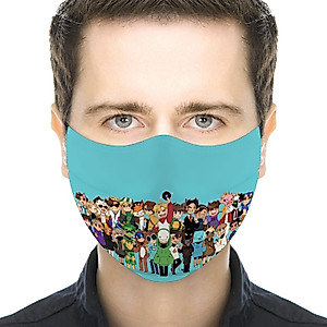Dream SMP Lmanburg Merch Decor Mask Breathable Neck Gaiter Reusable Mouth Cover Face Decor Balaclava for Men and Women 1 PCS
