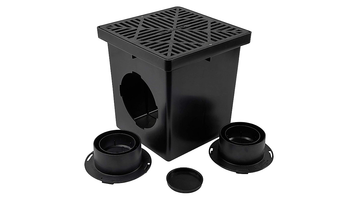 NDS 12-Inch Square Catch Basin Kit for Stormwater Management