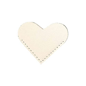 PONPRNGY Leather Heart Corner Bookmark Valentines Gifts for Bookworm Booklover