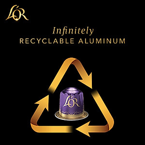 L'OR Coffee Pods, 30 Capsules DECAF Medium Roast, Single Cup Aluminum Coffee Capsules Exclusively Compatible with the L'OR BARISTA System