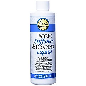 Aleene's 15588 Fabric Stiffener & Draping Liquid, 8 Ounce