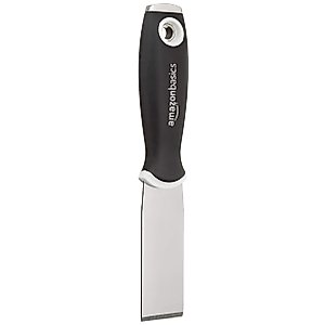 Amazon Basics 1-1/4" Chisel, Soft Grip, Carbon Steel Putty Knife with Hammer End