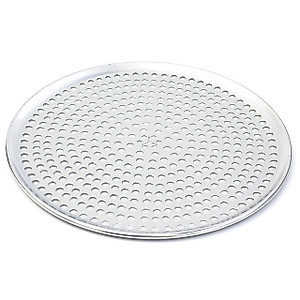 Browne Foodservice (575352) 12" Perforated Aluminum Pizza Tray