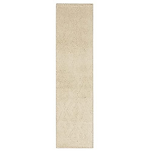 Mohawk Home Vado Modern Contemporary Geometric Sand 2' x 5' Area Rug Perfect for Living Room, Dining Room, Office