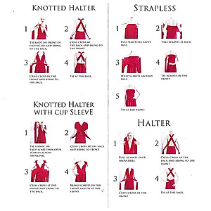 Women Evening Long Dress Convertible Multi Way Wrap Wedding Bridesmaid Dresses Party Pageant Cocktail Ball Prom Gown Summer Beach Maxi Sundress Lady Transformer Bandage Dress Hot Pink XL