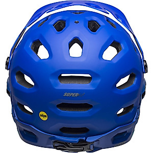 Bell Super 3R MIPS Adult Mountain Bike Helmet - Matte Blue/Bright Blue (2022), Large (58-62 cm)