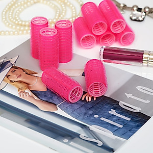 10 Pieces Self Grip Hair Rollers 25mm Small Hair Curlers For Short And Long Hair Salon Hairdressing Curler For Curling And Styling Hair Self Holding Diy Roller For Hair Grip (25mm)