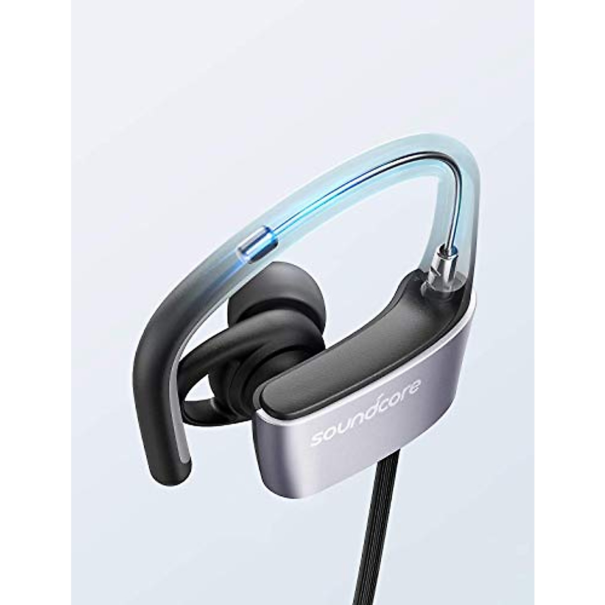 Soundcore Arc Wireless Sport Earphones by Anker, IPX5 Water Resistant, 10 Hour Battery Life, with Flexible EarHooks (Renewed)