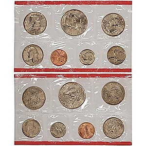 1981 Various Mint Marks United States Mint Uncirculated Coin Set in Original Government Packaging Uncirculated