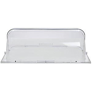 Chafer Cover Full Size Clear Polycarbonate Rolltop- 21" L x 13" W x 7" H