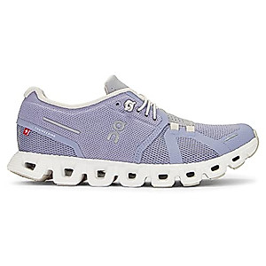 ON Women's Cloud 5 Sneakers, Nimbus/Alloy, 6.5