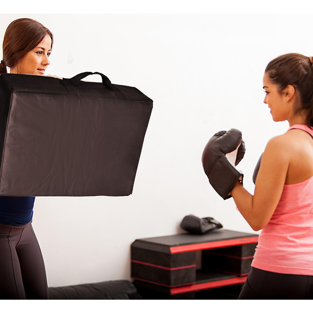 Mini Tang Kick Shield,Boxing Pads，Kicking Pads for Taekwondo,Martial Arts Kicking Pad,Karate Pads Kicking and Punching,Kicking Pads for Martial Arts,Boxing Pad with 5 Padded Handles…