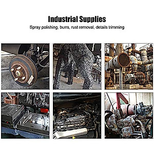 Abrasive Air Sand Blaster Hand held Gun Replaceable Steel Nozzle Industrial Supplies Length Approx 255mm with Accessory Bag for Spray Polishing