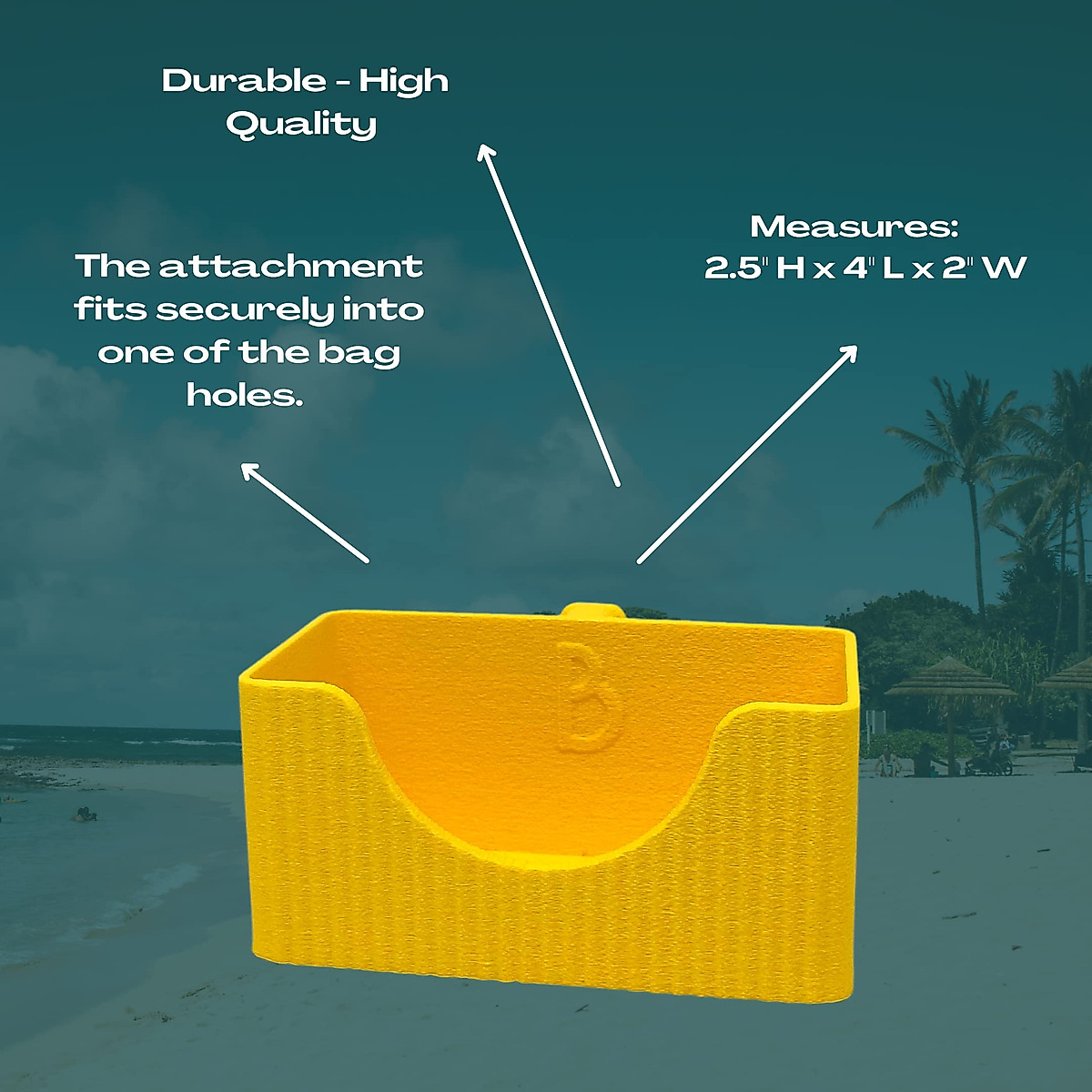 Boglets - Key Holder Accessories - Premium Collection - Decorative Accessories & Organizers - Made in USA (Yellow)