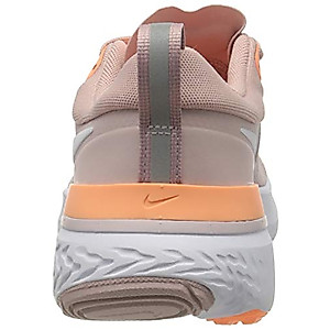 NIKE Women's Running Shoe, Champagne White Orange Pulse Barely Rose, 7.5