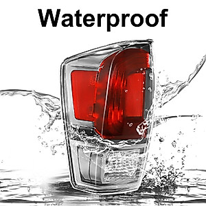 ALZIRIA Left Rear Tail Light Fit For 2016 2017 2018 2019 2020 2021 2022 Toyota Tacoma Pickup Brake Lamp Driver And Passenger Side