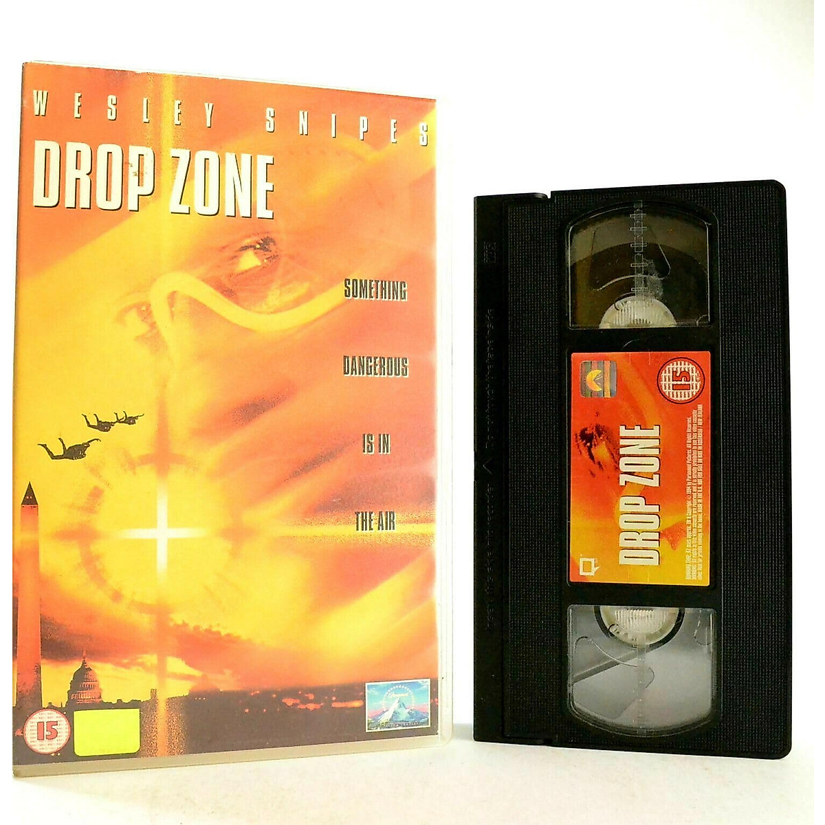 Drop Zone: Action/Thriller (1994) - Large Box - W.Snipes/G.Busey - Pal VHS