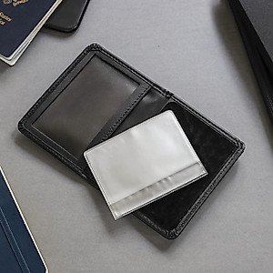 ASR Federal Bifold Leather Credit Card ID Badge Holder Wallet Police Gear, Oval